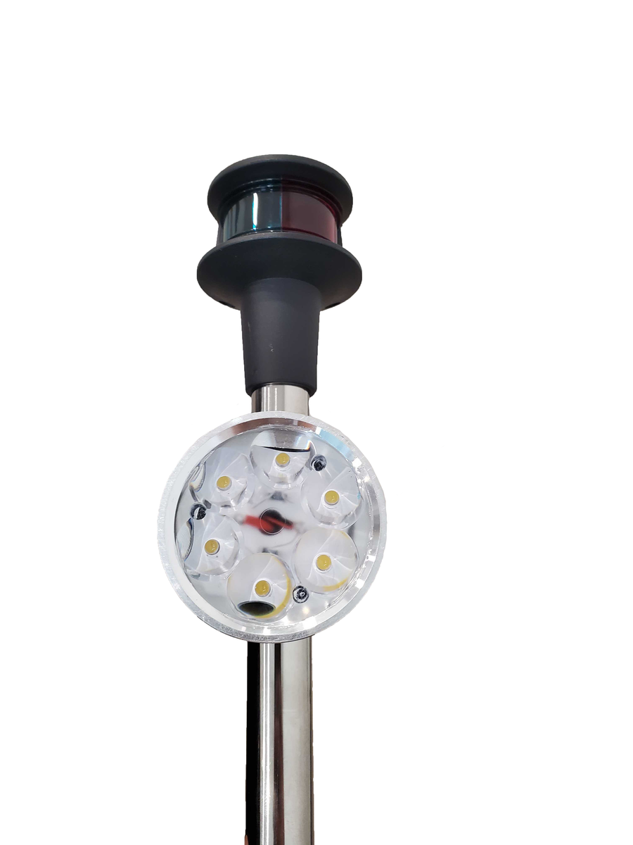 Navigation Bow Light with Built in Headlight and Wireless Remote Contr ...